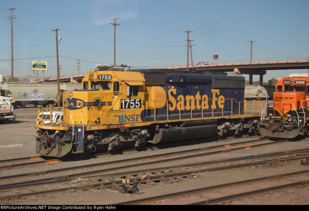 BNSF 1755 in Albuquerque Yard